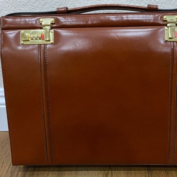 United States Luggage | Bags | Leather Briefcase Nwt | Poshmark